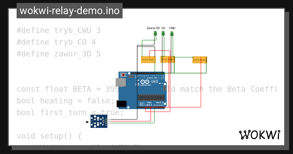Pompa Ciepła Wokwi Esp32 Stm32 Arduino Simulator 2502