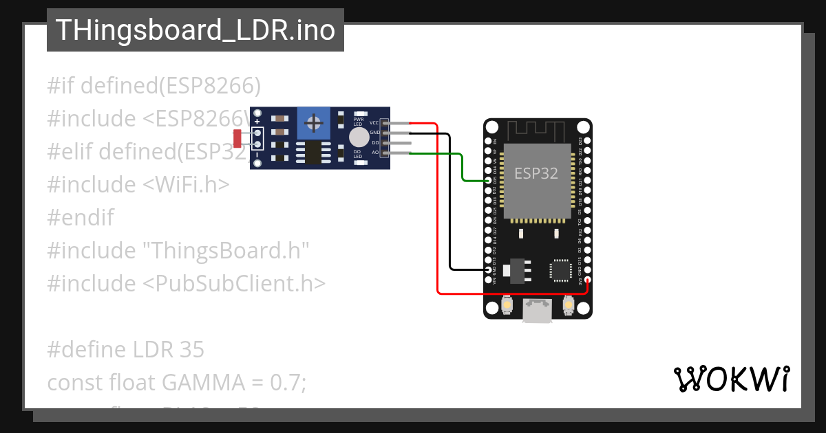 Thingsboard Kirim Intensitas Cahaya Wokwi Esp32 Stm32 Arduino Simulator 2257