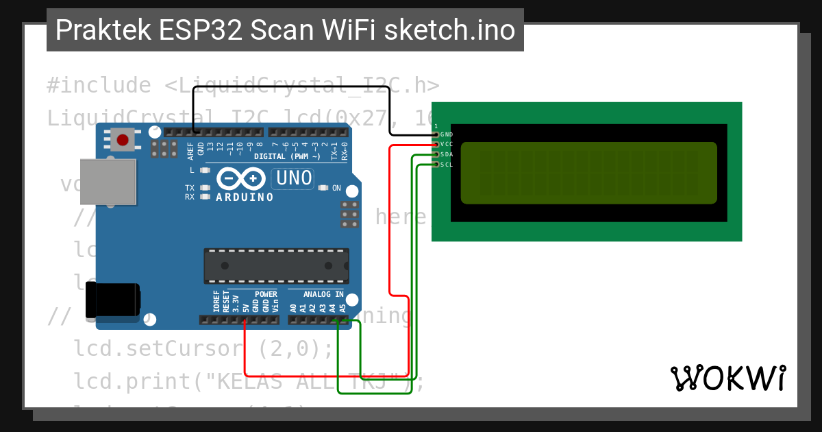 Praktek Esp32 Scan Wifi O Wokwi Esp32 Stm32 Arduino Simulator