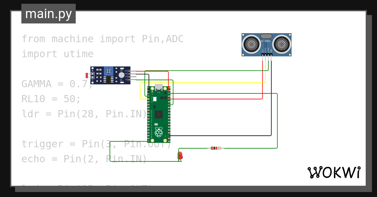 Raspi Pi Pico Usando Foto Y Ultra Wokwi Esp32 Stm32 Arduino Simulator 