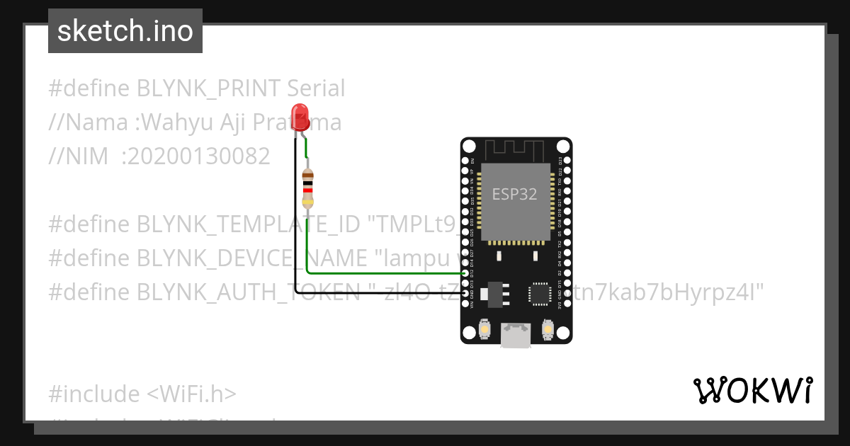 Quis 5wahyu Aji Pratama20200130082 Wokwi Esp32 Stm32 Arduino 9378