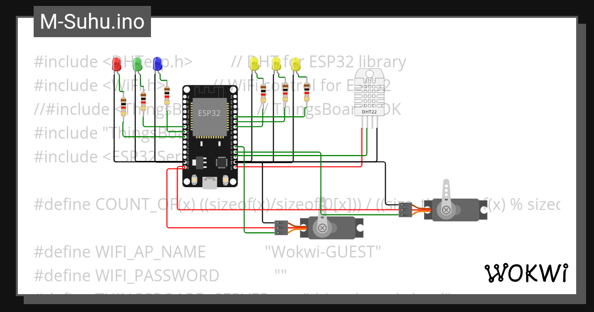 M-Suhu.ino - Wokwi ESP32, STM32, Arduino Simulator