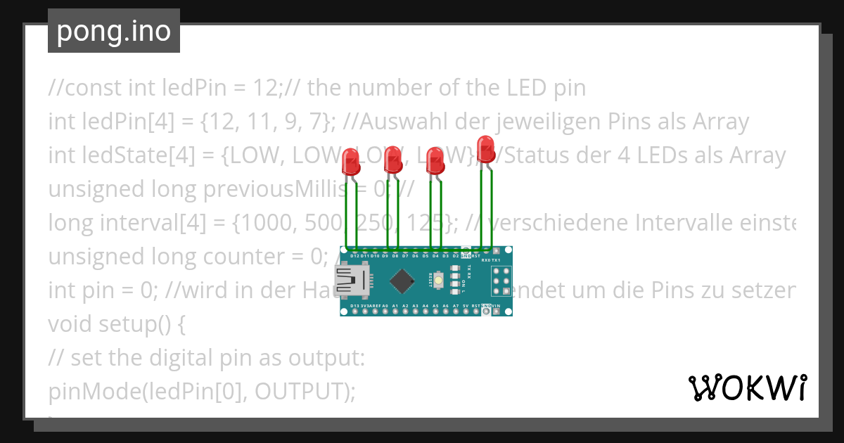 pong.ino copy - Wokwi ESP32, STM32, Arduino Simulator