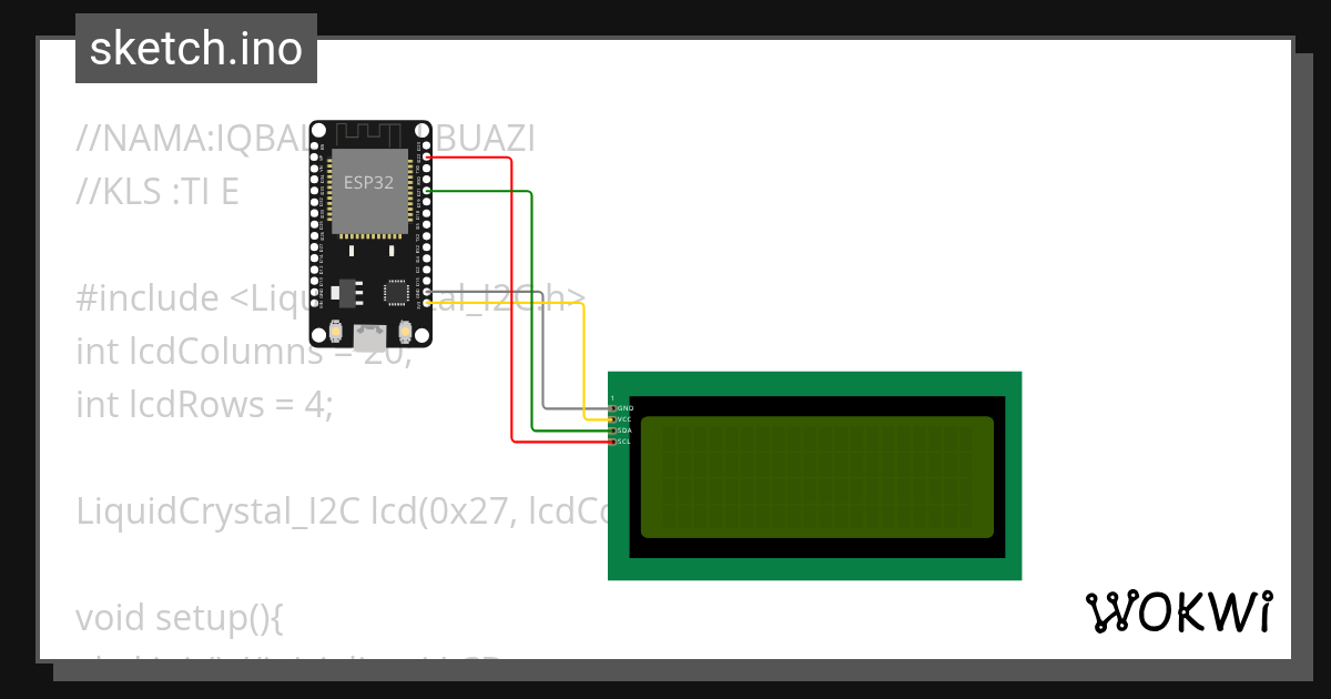 T4.IQBAL ELJAN BUAZI. - Wokwi ESP32, STM32, Arduino Simulator