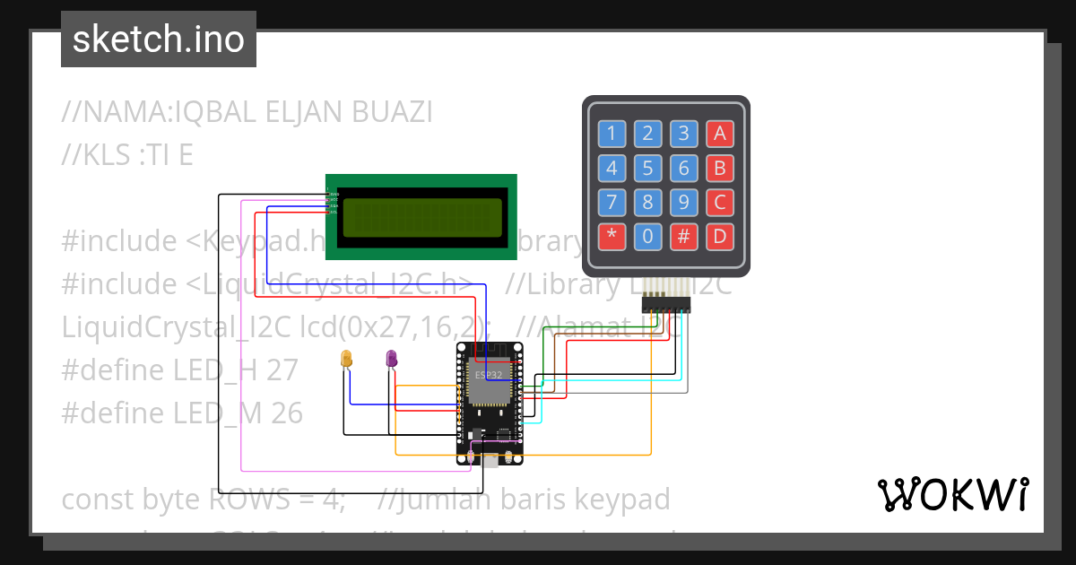 T4.IQBAL ELJAN BUAZI - Wokwi ESP32, STM32, Arduino Simulator