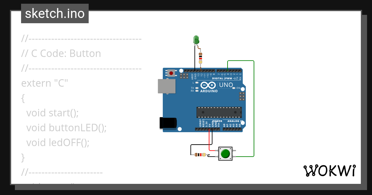 Exercício 01 LEDBotão - Embarcado - Wokwi ESP32, STM32, Arduino Simulator Exercício 01 LEDBotão - Embarcado - Wokwi ESP32, STM32, Arduino Simulator