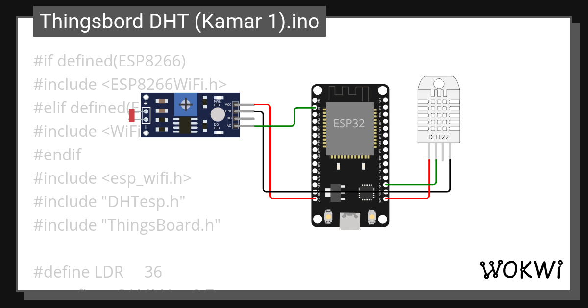 Kamar 1 challenge - Wokwi ESP32, STM32, Arduino Simulator