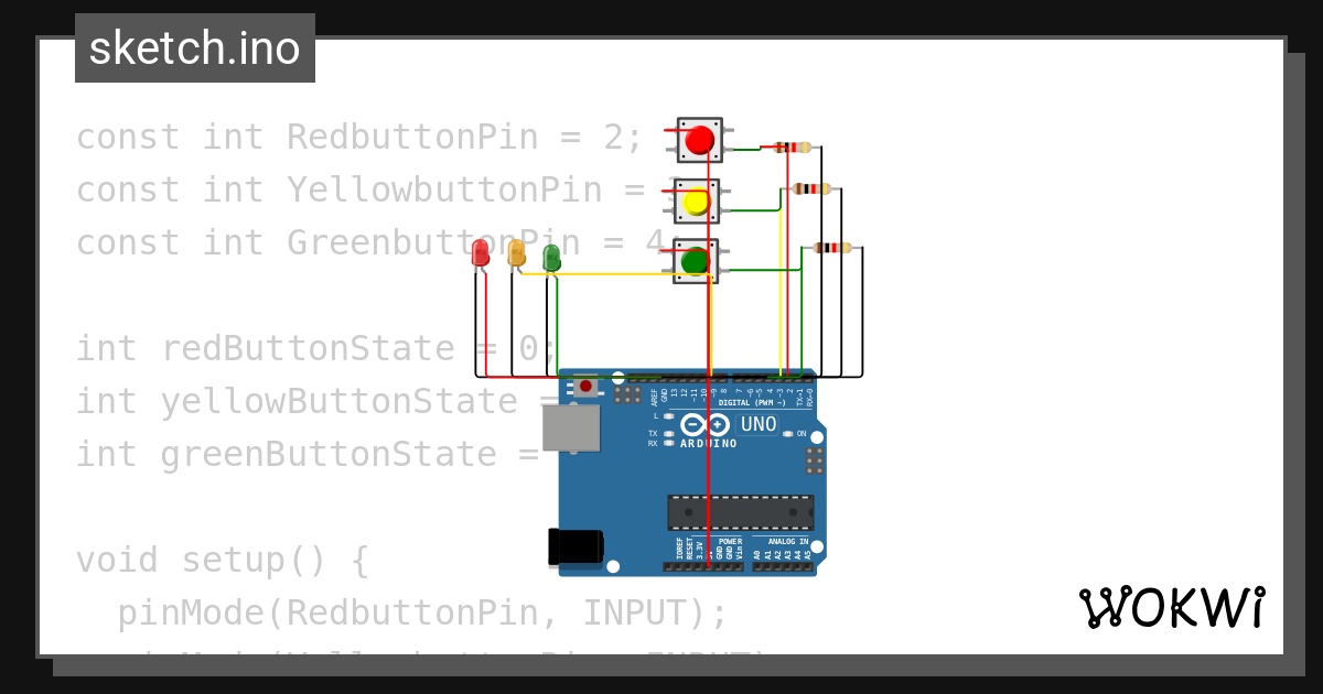 Stoplight Wokwi Arduino And Esp32 Simulator