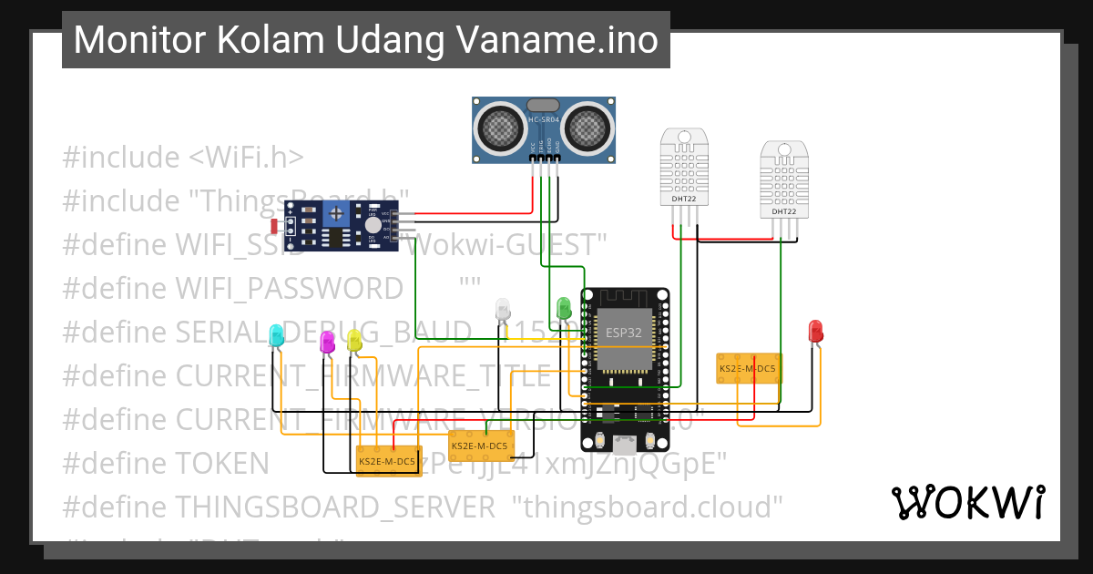 Monitor Kolam Udang O Wokwi Arduino And Esp32 Simulator 2384
