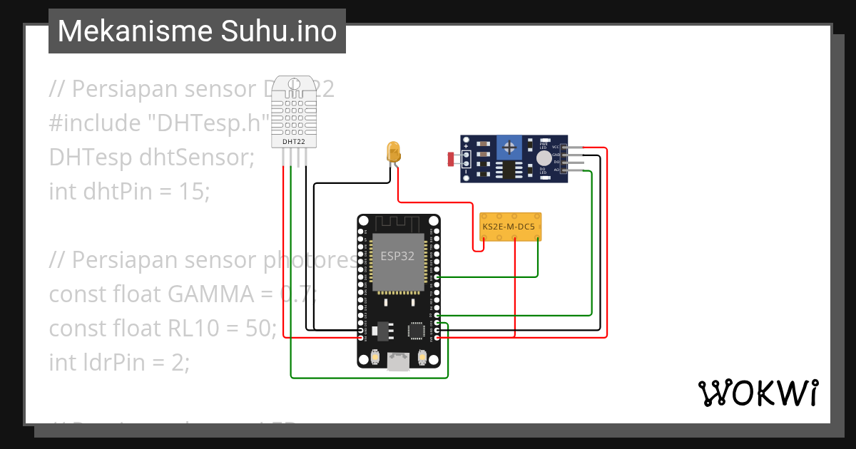 Mekanisme Suhu.ino - Wokwi ESP32, STM32, Arduino Simulator