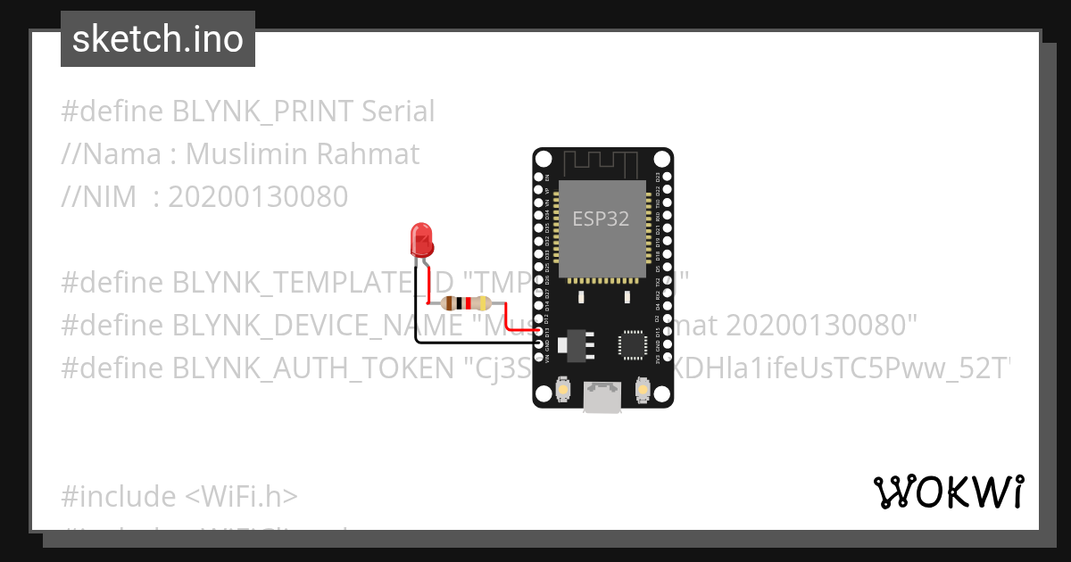 Muslimin Rahmat Quis 5 - Wokwi ESP32, STM32, Arduino Simulator