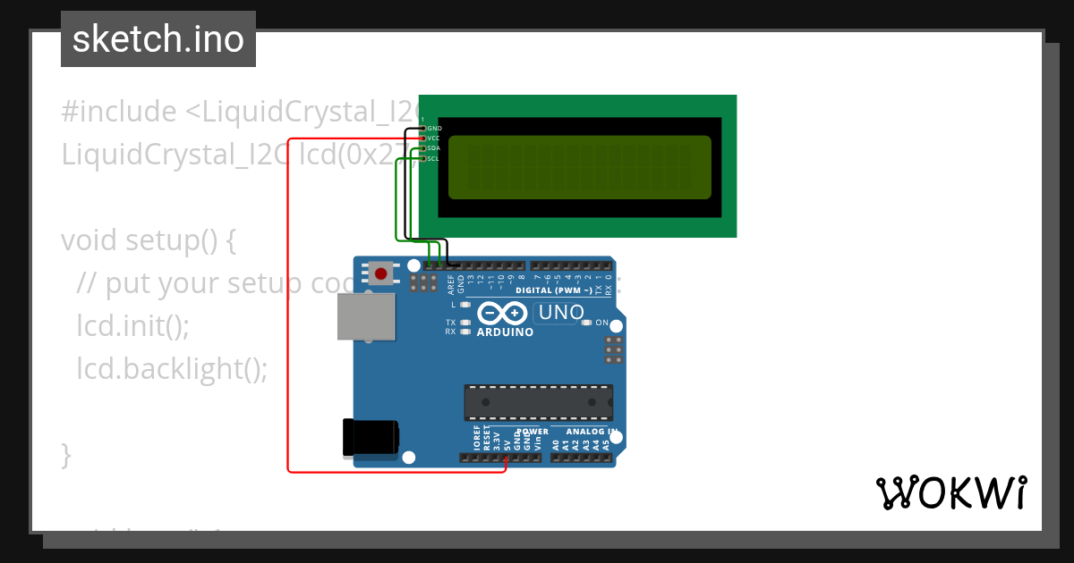 LCD - Wokwi ESP32, STM32, Arduino Simulator