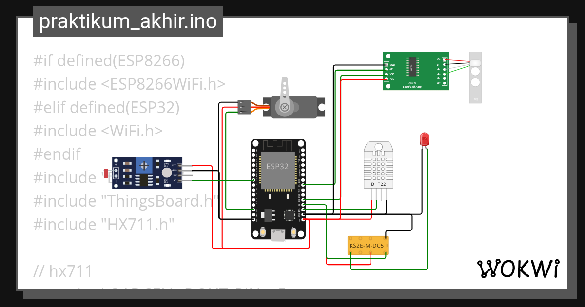 Praktikum Akhir - Wokwi ESP32, STM32, Arduino Simulator