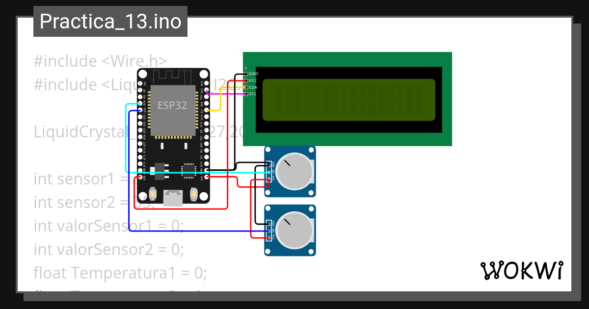 Practicao Wokwi Esp32 Stm32 Arduino Simulator 