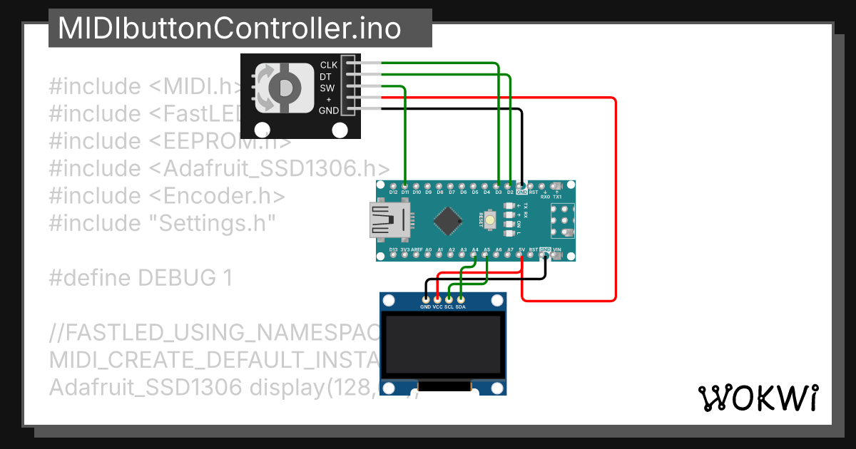 MIDIbuttonController.ino - Wokwi ESP32, STM32, Arduino Simulator