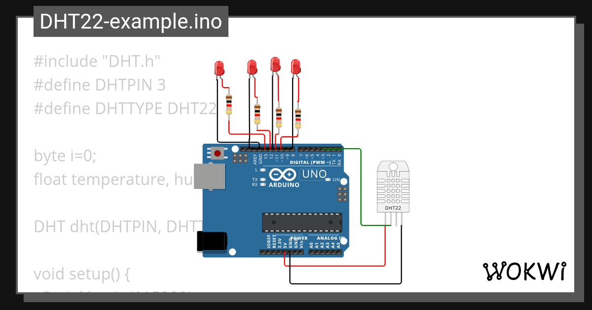 DHT22-example.ino - Wokwi ESP32, STM32, Arduino Simulator