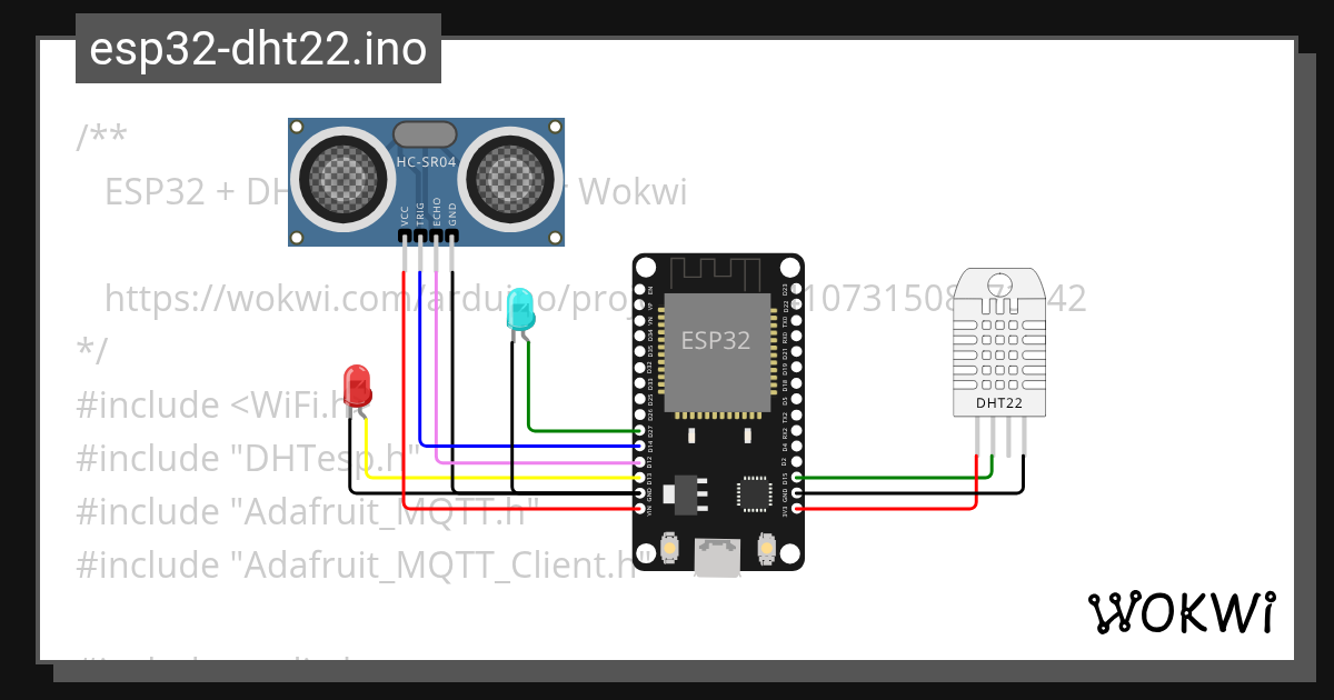 MQTT com Adafruit IO copy - Wokwi ESP32, STM32, Arduino Simulator