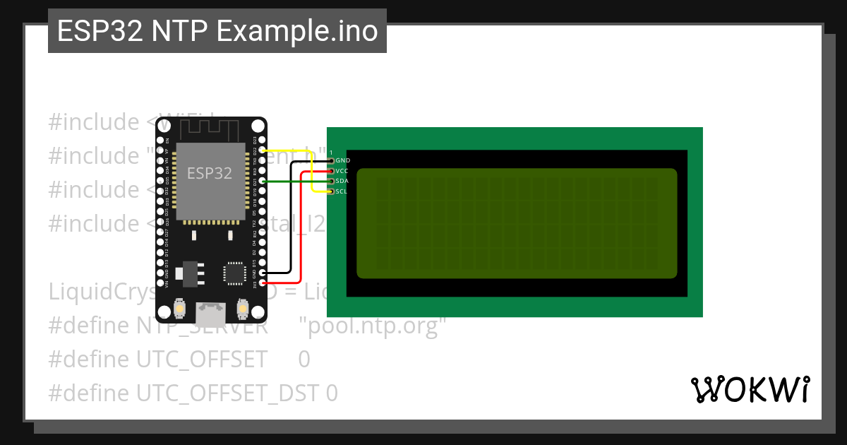 ESP32 NTP Example.ino copy - Wokwi ESP32, STM32, Arduino Simulator