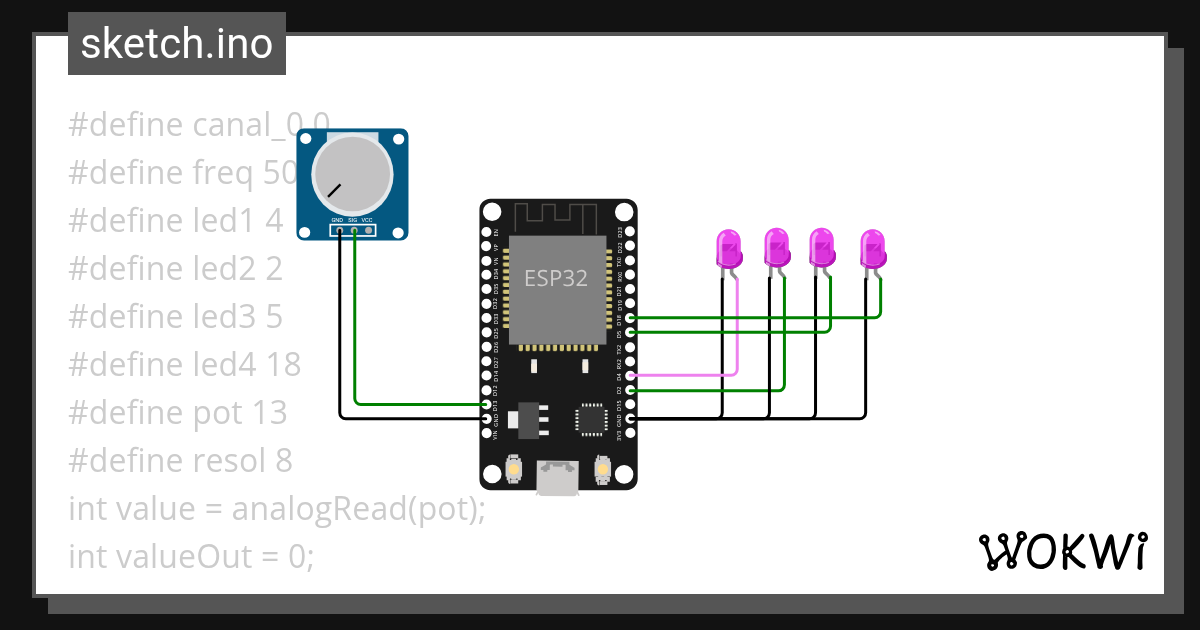 Caixa D'água - Wokwi Arduino and ESP32 Simulator