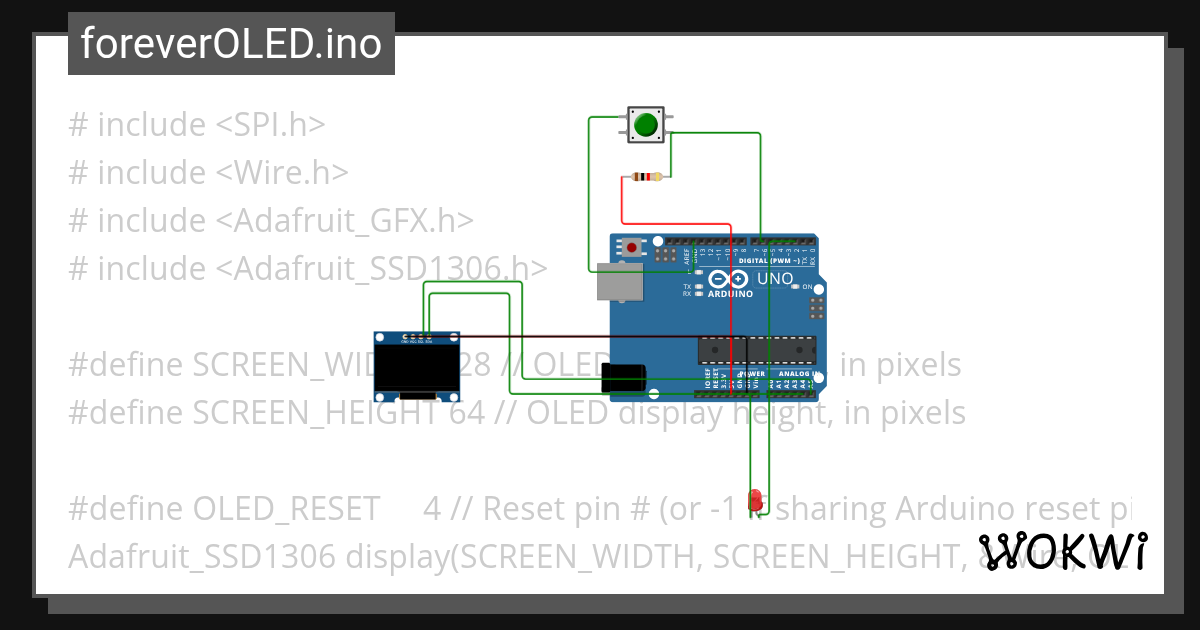 New Oled Project Wokwi Esp32 Stm32 Arduino Simulator 