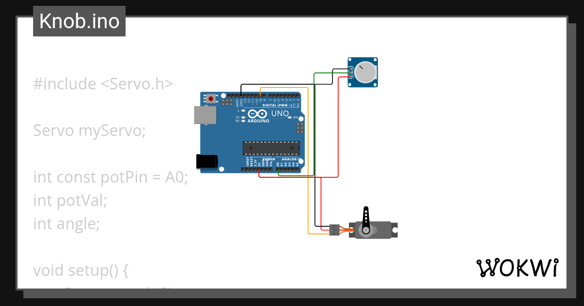 Knob.ino - Wokwi ESP32, STM32, Arduino Simulator
