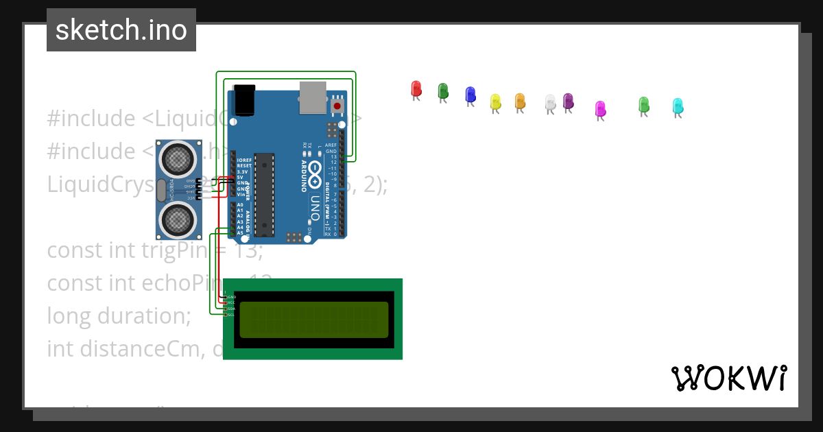 lab ex 4 led - Wokwi ESP32, STM32, Arduino Simulator