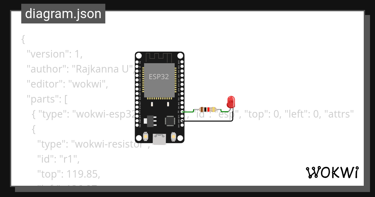 Led Wokwi Esp32 Stm32 Arduino Simulator
