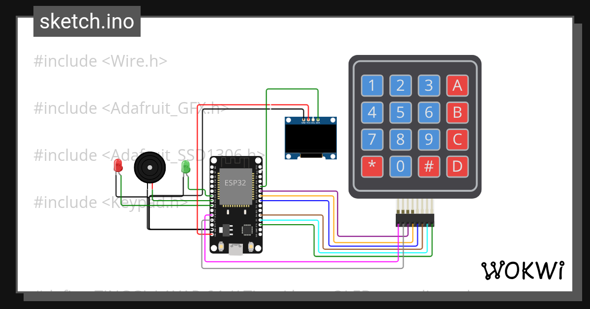 CHALLENGE 3 - Wokwi ESP32, STM32, Arduino Simulator