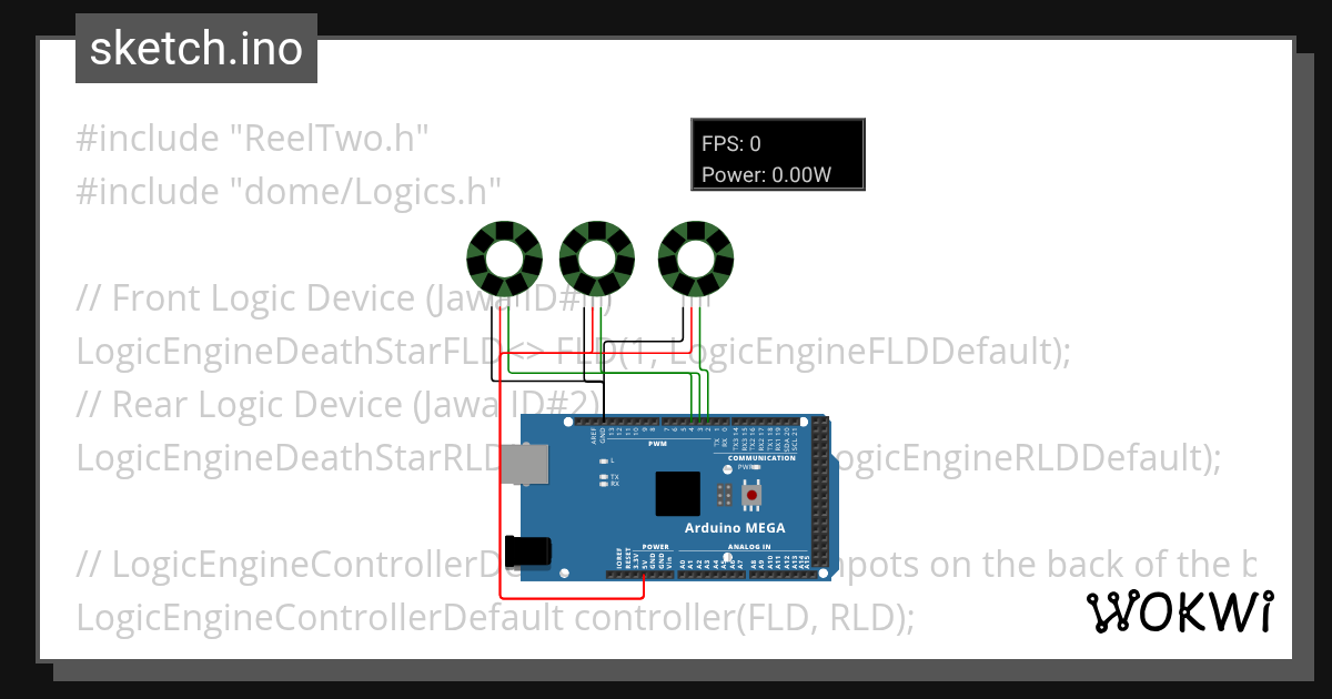 Holo projectors - Wokwi ESP32, STM32, Arduino Simulator