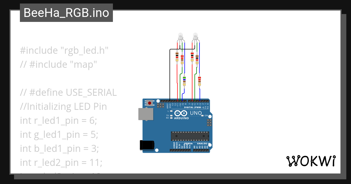 BeeHa_RGB.ino - Wokwi ESP32, STM32, Arduino Simulator