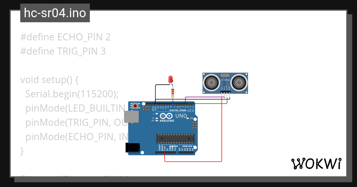 hc-sr04.ino copy - Wokwi ESP32, STM32, Arduino Simulator
