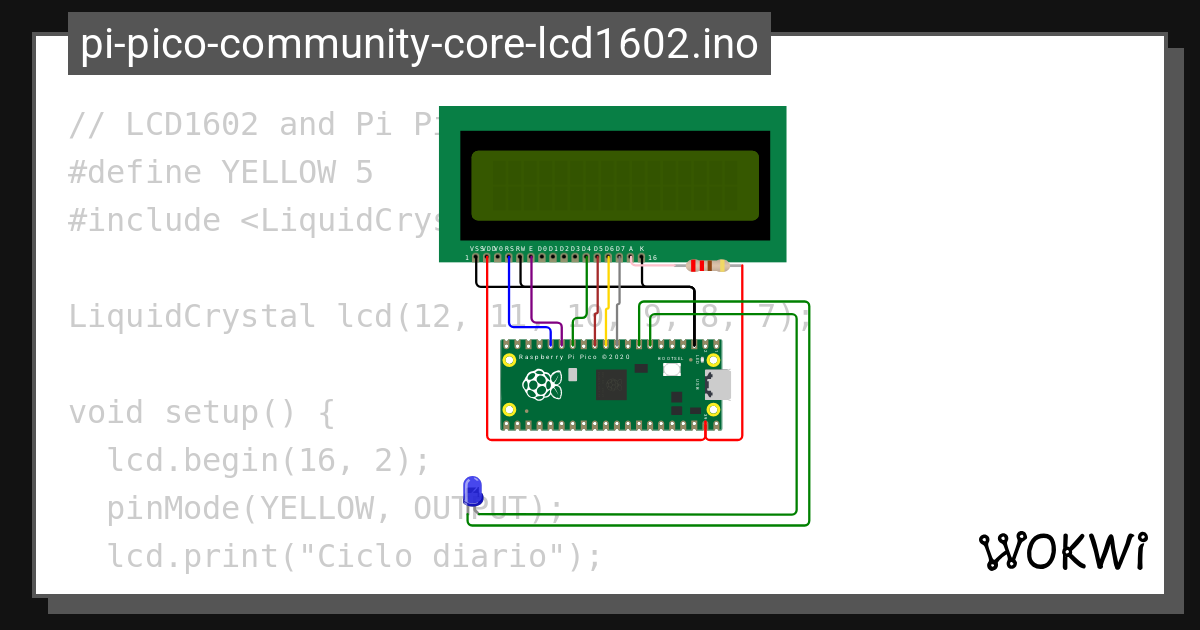 Ciclo DÍa Noche Wokwi Esp32 Stm32 Arduino Simulator 2191