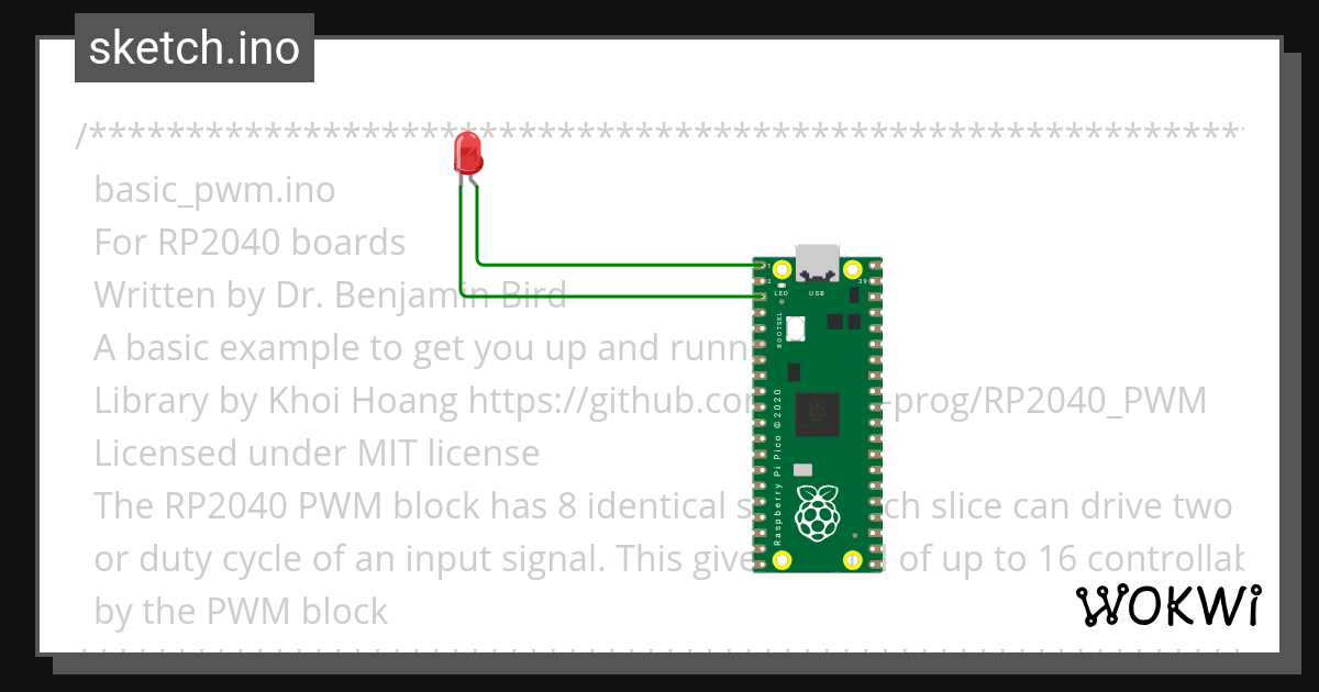 sketch.ino - Wokwi ESP32, STM32, Arduino Simulator