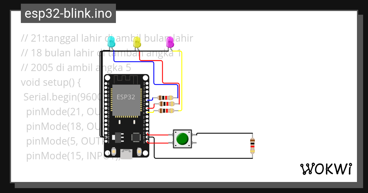 esp32-blink.ino copy - Wokwi ESP32, STM32, Arduino Simulator