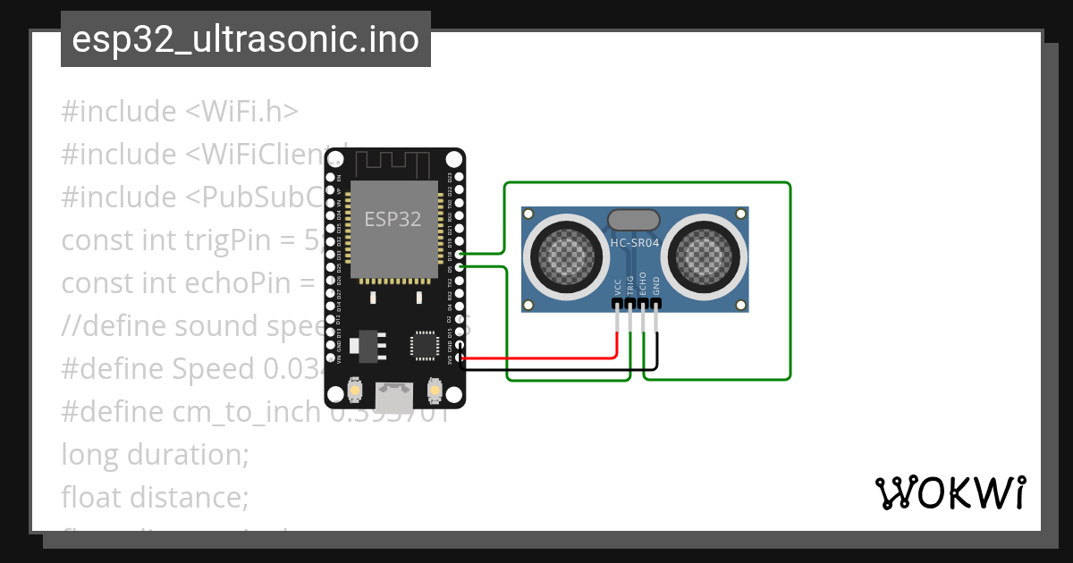 esp32_ultrasonic.ino - Wokwi ESP32, STM32, Arduino Simulator