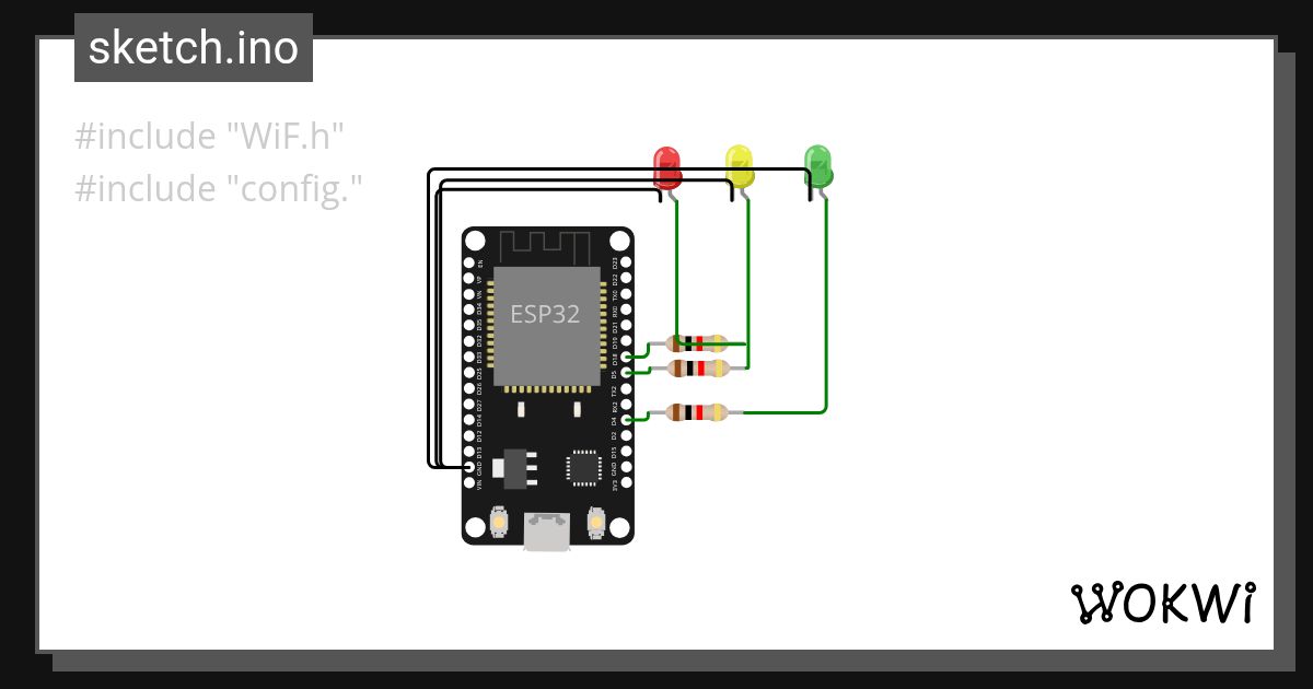 sketch.ino - Wokwi ESP32, STM32, Arduino Simulator