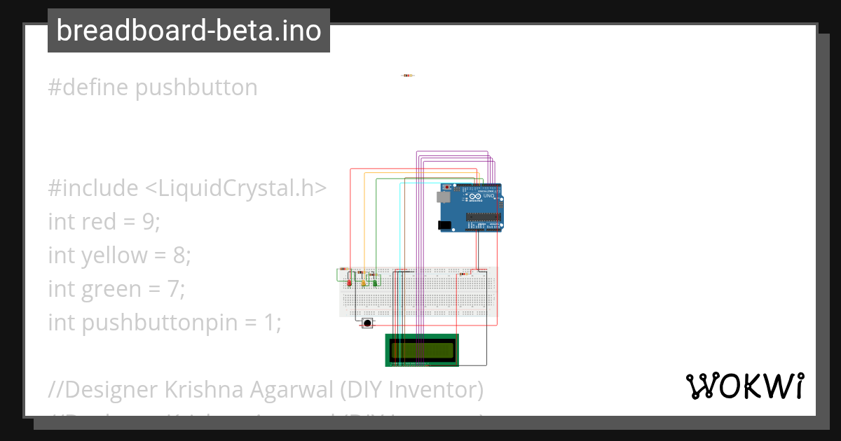 breadboard-beta.ino copy - Wokwi ESP32, STM32, Arduino Simulator