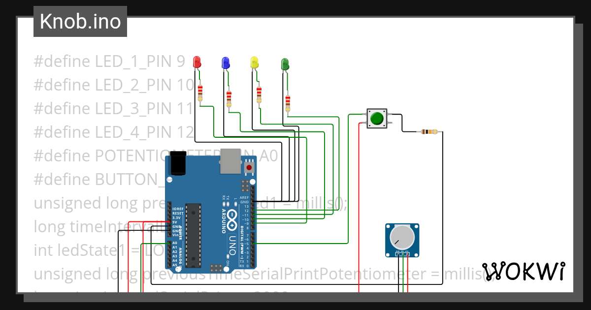 Knob.ino - Wokwi ESP32, STM32, Arduino Simulator