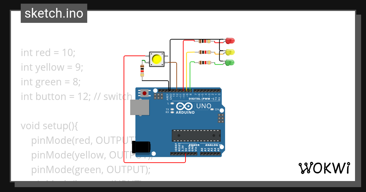 Siot Trafficlight Wokwi Esp32 Stm32 Arduino Simulator 3720