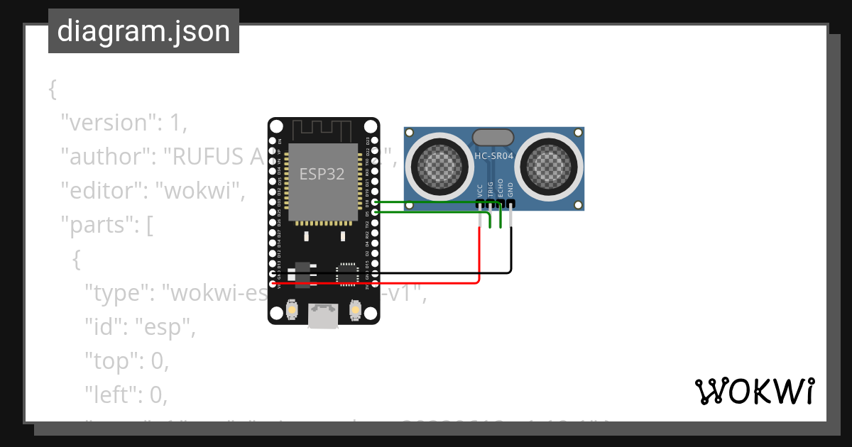 ultrasonic - Wokwi ESP32, STM32, Arduino Simulator
