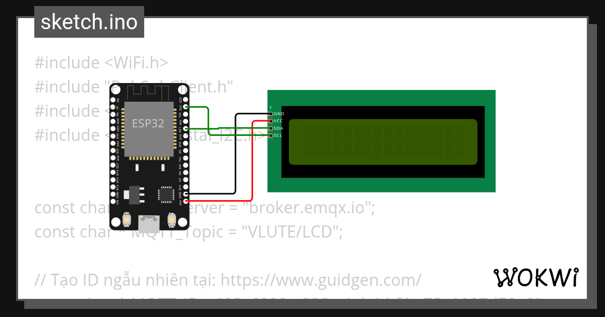 sketch.ino - Wokwi ESP32, STM32, Arduino Simulator