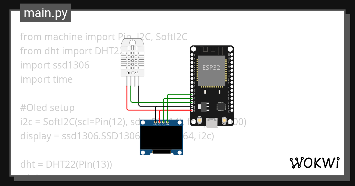 DHT - Wokwi ESP32, STM32, Arduino Simulator