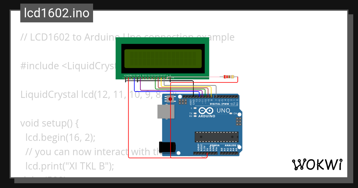 lcd1602.ino - Wokwi ESP32, STM32, Arduino Simulator lcd1602.ino - Wokwi ESP32, STM32, Arduino Simulator