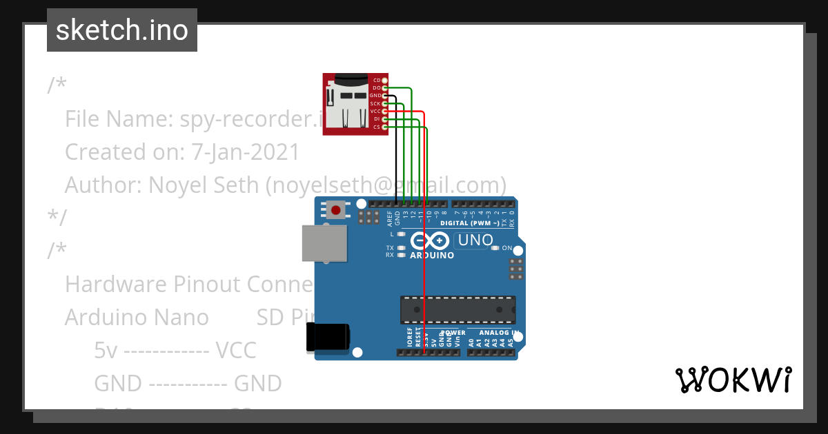 sketch.ino - Wokwi ESP32, STM32, Arduino Simulator