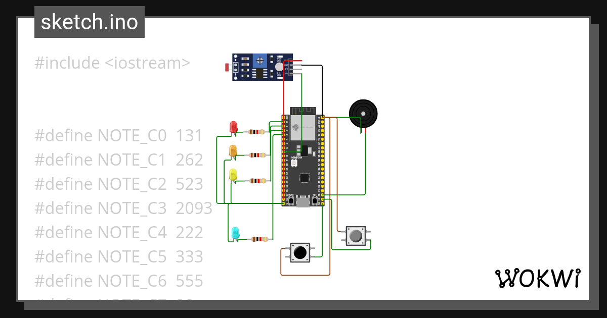 Wokwi - Online ESP32, STM32, Arduino Simulator