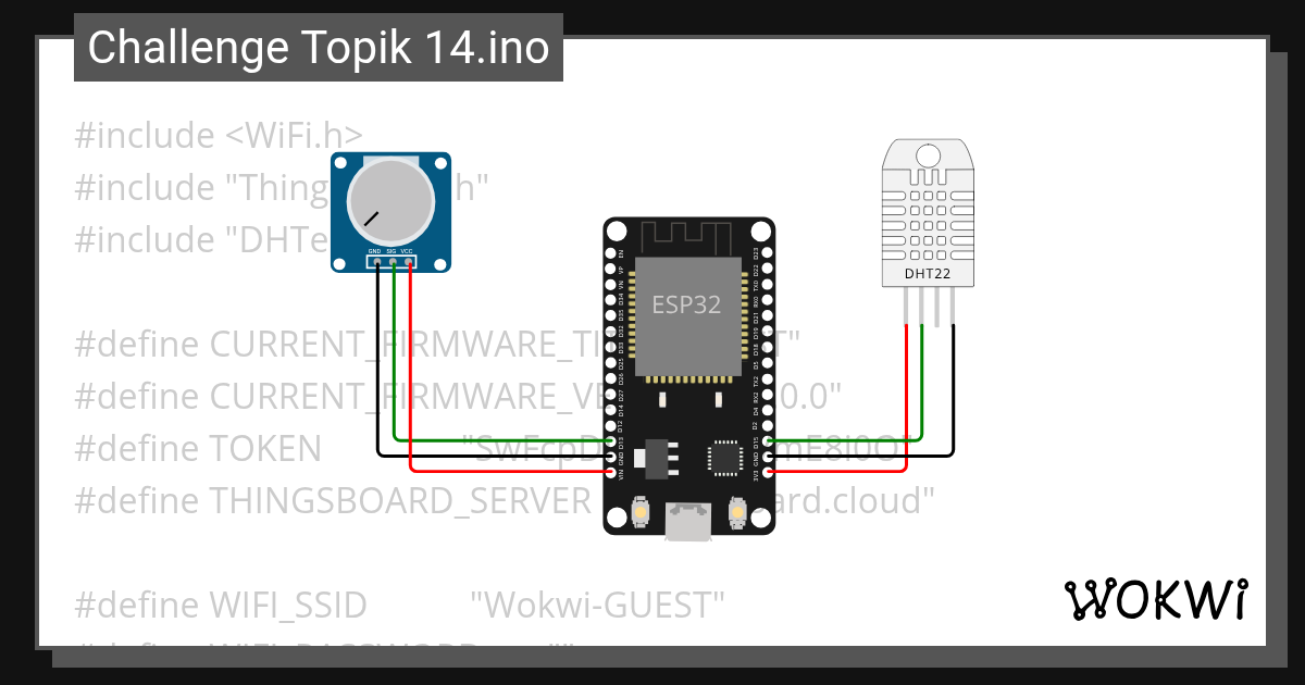 Challenge Topik 14.ino - Wokwi ESP32, STM32, Arduino Simulator
