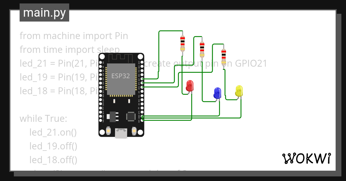 Wokwi - Online ESP32, STM32, Arduino Simulator