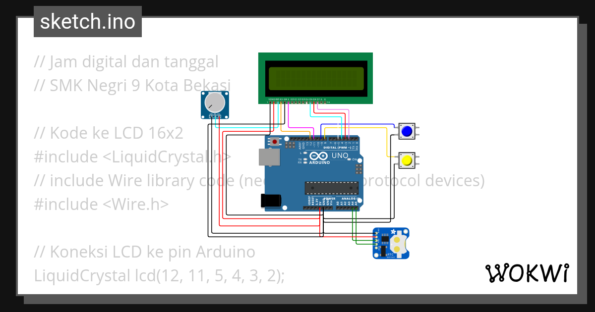 sketch.ino - Wokwi ESP32, STM32, Arduino Simulator
