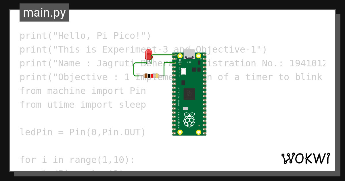 Exp 3 Obj 1 Wokwi Esp32 Stm32 Arduino Simulator