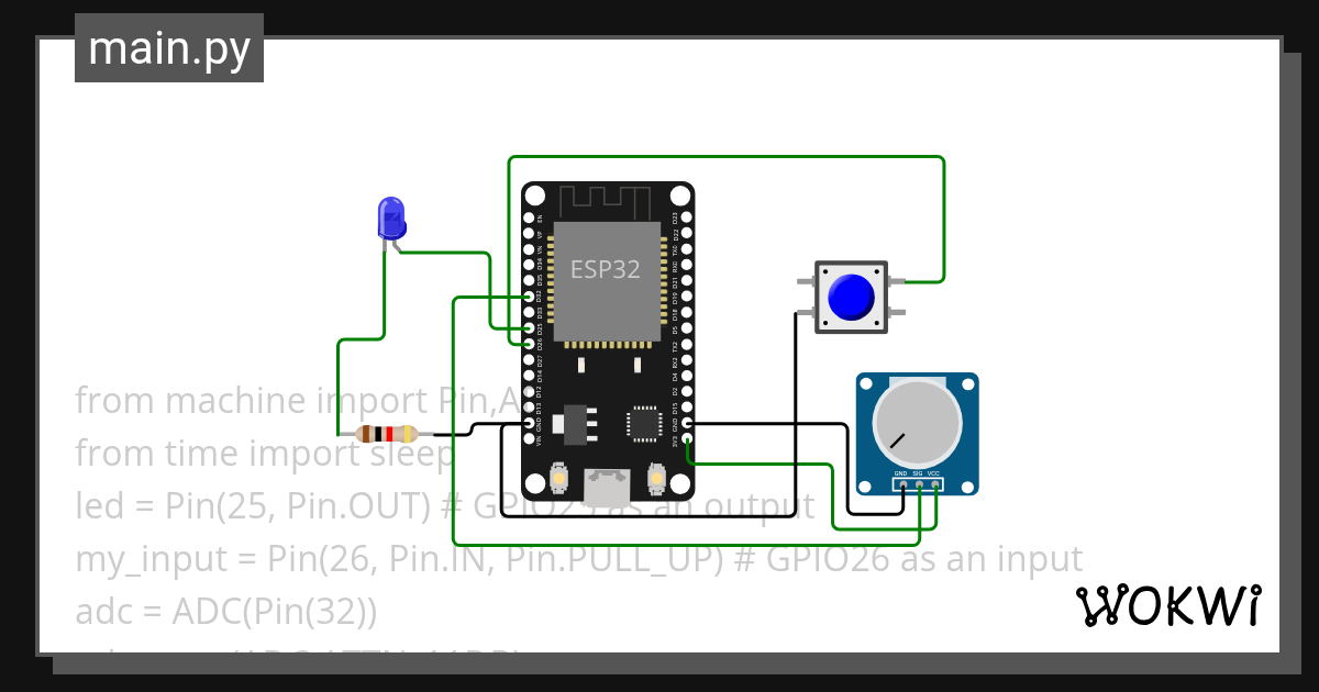 Untitled project - Wokwi ESP32, STM32, Arduino Simulator